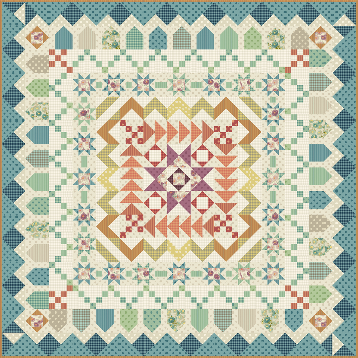 Tennessee PRE-CUT Fabric Kit - Quiltessential – Laundry Basket Quilts