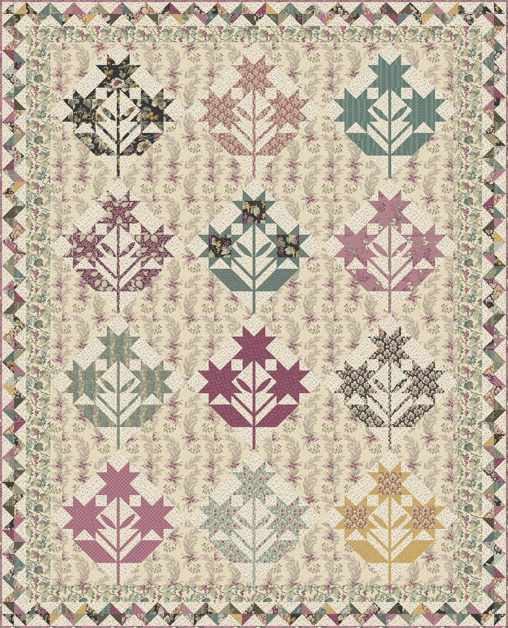 Blue Bells - English Garden – Laundry Basket Quilts