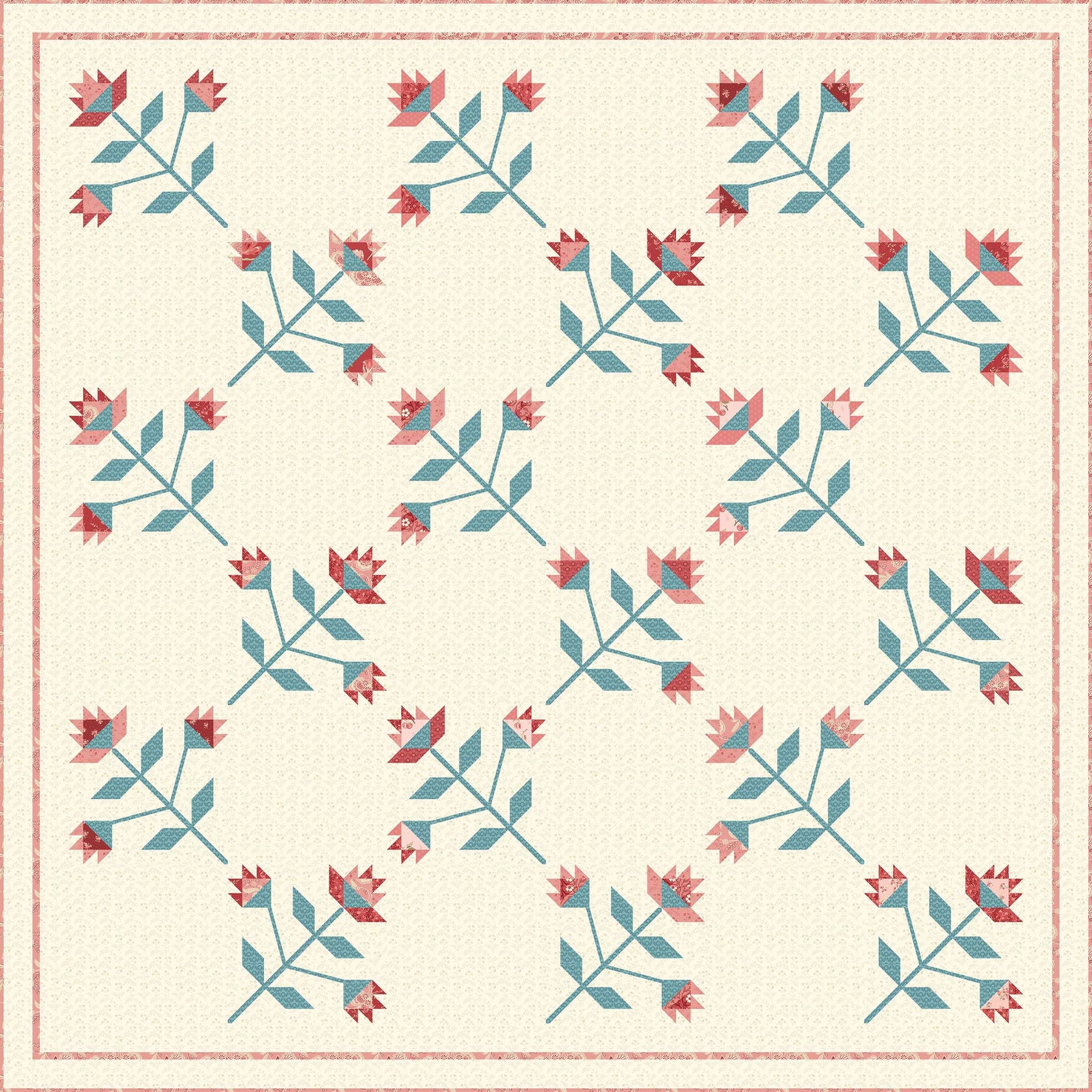 Prairie Rose – Laundry Basket Quilts