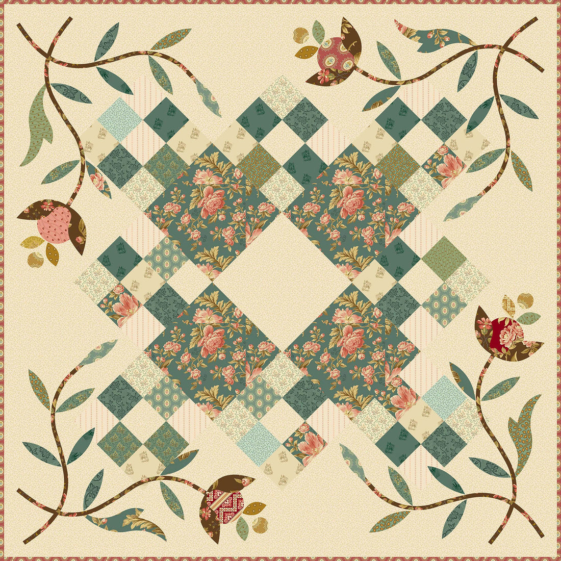 Berry Patch PDF (free download) – Laundry Basket Quilts