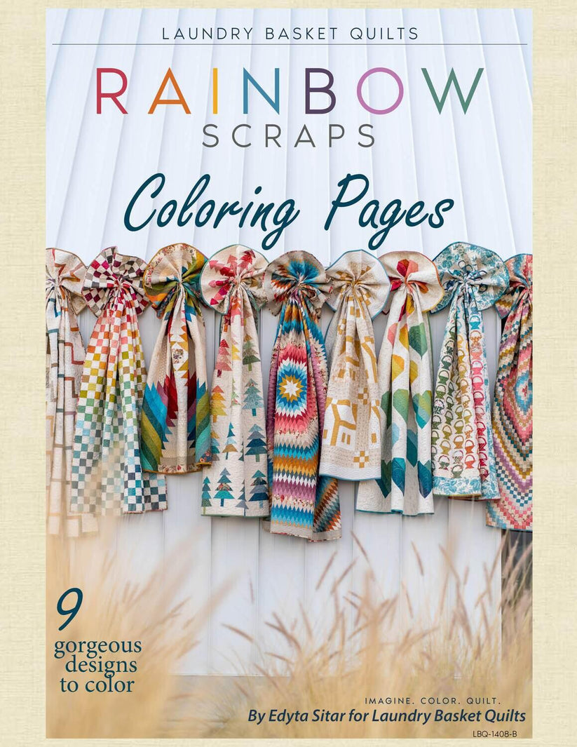 Coloring Pages - Rainbow Scraps – Laundry Basket Quilts