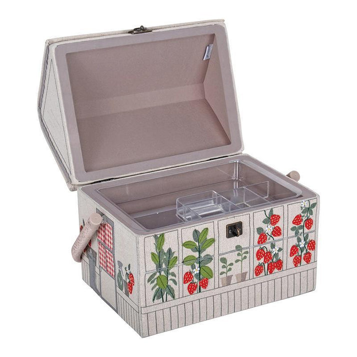 Strawberry Embroidery Sewing Box – Laundry Basket Quilts