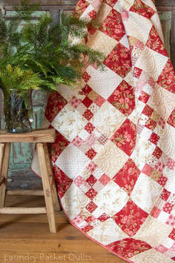 Cranberry Chain Fabric Kit – Laundry Basket Quilts