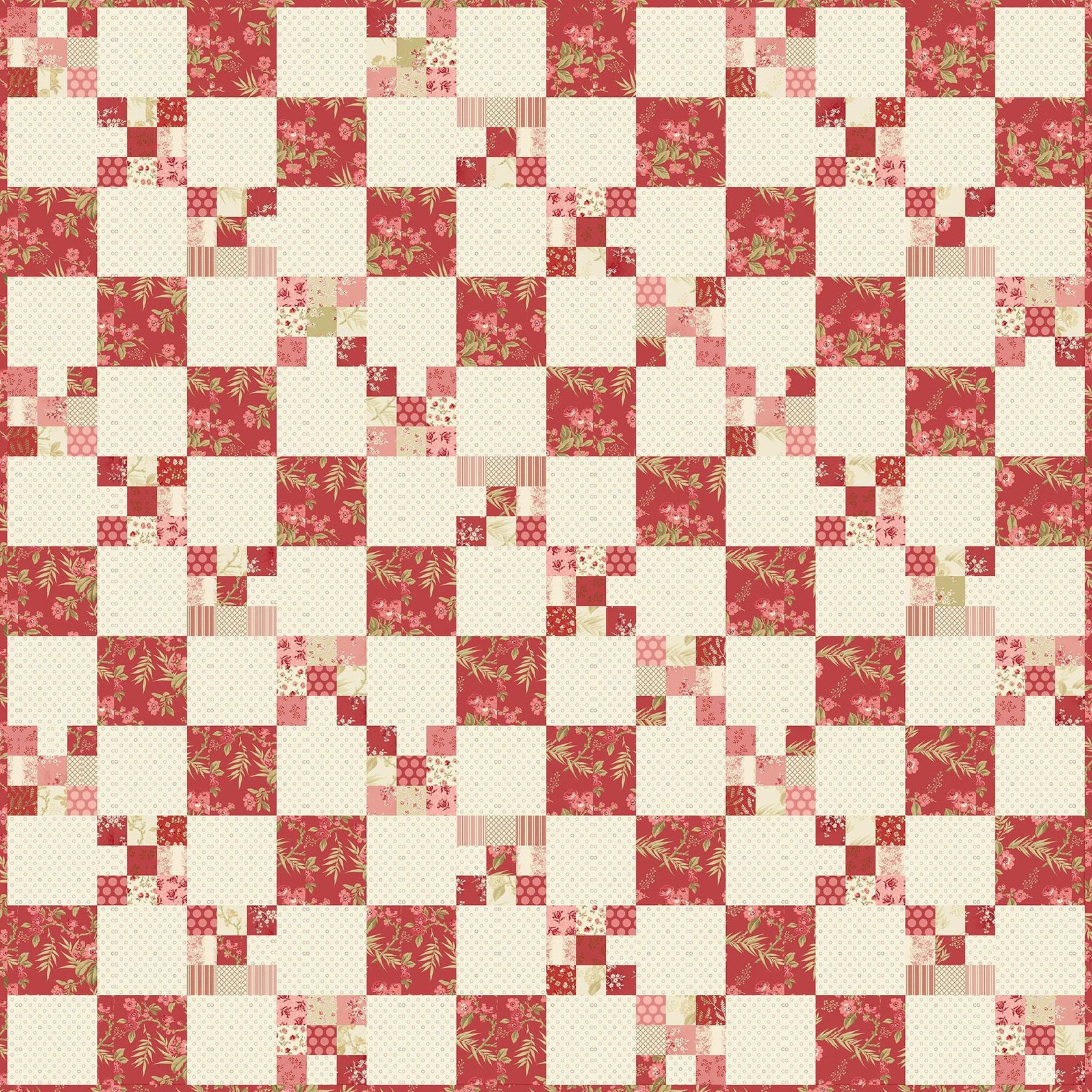Cranberry Chain - Little Sweetheart Fabric Kit – Laundry Basket Quilts