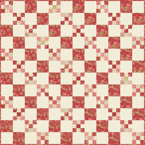 Cranberry Chain - Little Sweetheart Fabric Kit – Laundry Basket Quilts