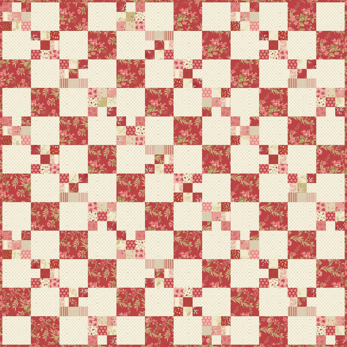 Cranberry Chain - Little Sweetheart Fabric Kit – Laundry Basket Quilts