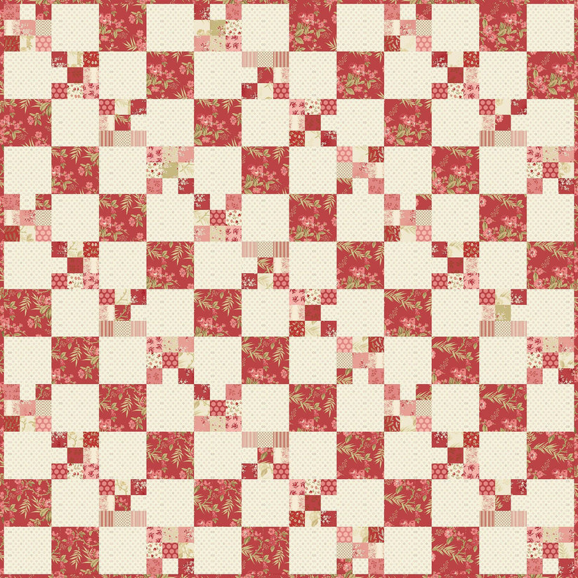 Cranberry Chain - Little Sweetheart Fabric Kit – Laundry Basket Quilts